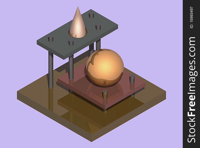 2+ Volumetric composition 8 metallic geometri Free Stock Photos ...