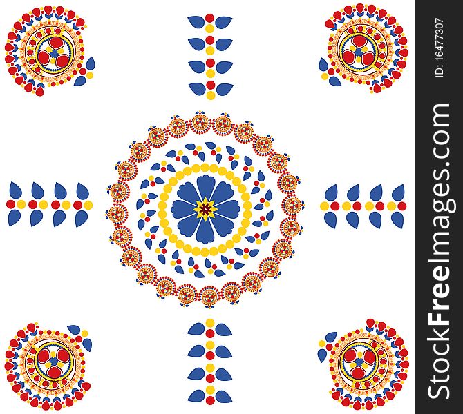 13+ Abstract rangoli design Free Stock Photos - StockFreeImages