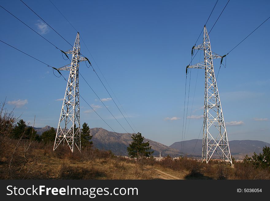 74+ Transmission pylons Free Stock Photos - StockFreeImages