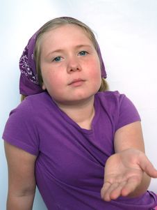 1+ Serious little girl reaching out her hand Free Stock Photos ...