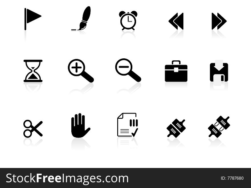 Toolbar & Interface Icons |part 4 Black Series - Free Stock Images ...