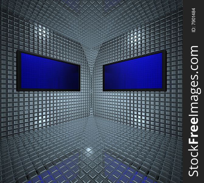 Monitors In Grid Room - Free Stock Images & Photos - 7901484 ...