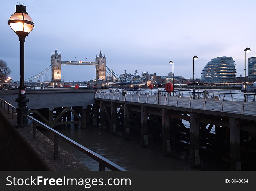 2+ Tower bridge riverside platform Free Stock Photos - StockFreeImages